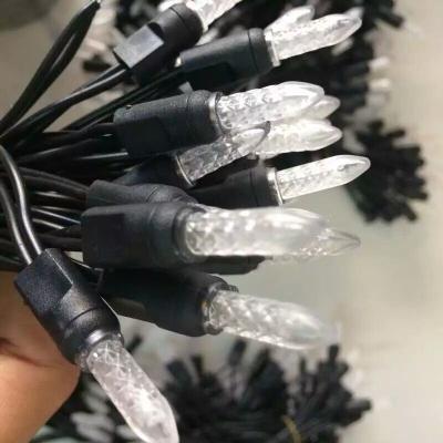 China M5 LED Christmas String Lights 100 Bulbs 17ft 120V Waterproof IP65 for Holiday Decoration for sale