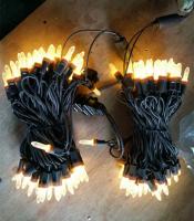 China 100 m5 warm white led christmas lights for sale