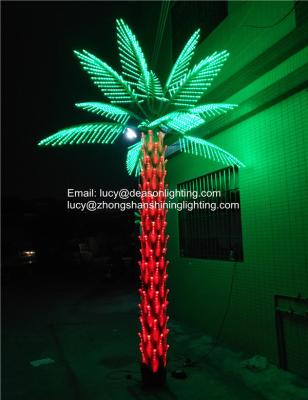China LED Lighted Palm Tree 4.5m 200W Outdoor Holiday Decoration with CE ROHS for sale