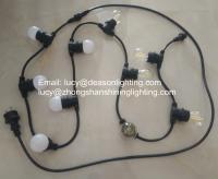 China IP65 E27 Festoon Lighting Cable 10m 110-240V Outdoor String Lights for sale