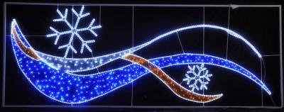 China commercial cross street led decorations for sale