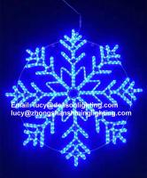 China LED Christmas Snowflake Lights 100cm IP65 Outdoor Holiday Decoration 110V-240V for sale
