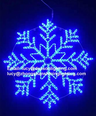 China LED Christmas Snowflake Lights 100cm IP65 Outdoor Holiday Decoration 110V-240V for sale
