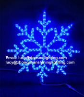 China LED Snowflake Christmas Lights 60-150cm IP65 Outdoor Holiday Decoration 110-240V for sale