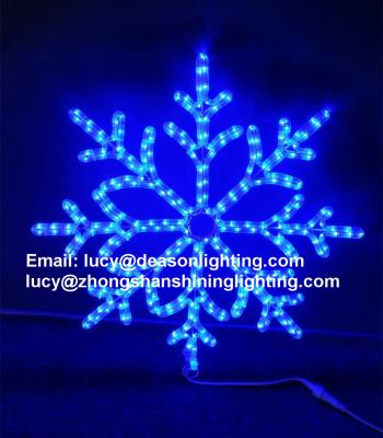 China LED Snowflake Christmas Lights 60-150cm IP65 Outdoor Holiday Decoration 110-240V for sale