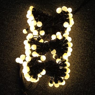 China LED Ball String Light 5m 50 LEDs IP65 Waterproof 7W 110-240V Outdoor Garden Decoration for sale