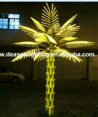 China Artificial LED Light Palm Tree 4.5m 150W Outdoor Decorative Landscape Lighting for sale