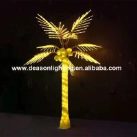 China LED Artificial Decorative Outdoor Lighted Palm Tree 3m Height 100W IP65 Waterproof for sale