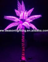 China LED Lighted Palm Tree 3m 50W Outdoor Christmas Decoration with 12 Leaves IP65 Waterproof for sale