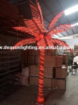 China LED Lighted Palm Tree Outdoor 3m 50W IP65 Waterproof Holiday Decoration Light for sale