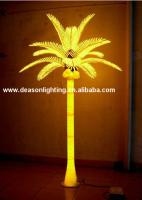 China Lighted Palm Tree 3m 150W Outdoor Decorative LED Tree with 12 Leaves IP65 for sale