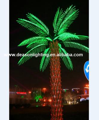 China Outdoor LED Artificial Palm Tree 4.5m 200W IP65 Waterproof Decorative Light for sale