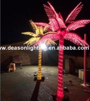 China LED Lighted Palm Tree 3m Outdoor Decorative Light 100W 110V 220V IP65 Waterproof for sale