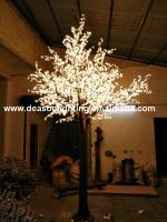 China Artificial Lighted Cherry Blossom Tree 4m Height 4224 LEDs IP65 Outdoor Decoration for sale
