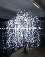 China 3.5m artificial led weeping willow tree lights/Outdoor led willow tree lights for sale