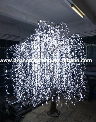 China 3.5m artificial led weeping willow tree lights/Outdoor led willow tree lights for sale