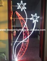 China Outdoor Street Christmas LED Pole Decoration Motif Light 60W 1.5m Height IP65 Waterproof for sale