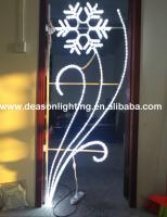 China Outdoor Christmas Street Decoration 2D LED Pole Motif Light 60W IP65 1.8m for sale