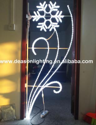 China Outdoor Christmas Street Decoration 2D LED Pole Motif Light 60W IP65 1.8m for sale
