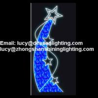 China led pole lights decoration christmas for sale