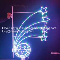 China christmas decoration pole lights for sale