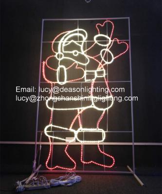China noel led christmas rope light motifs for sale