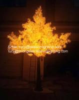 China 4m LED Ginkgo Tree Light 3840 LEDs IP65 Outdoor Artificial Tree for Holiday Decoration for sale