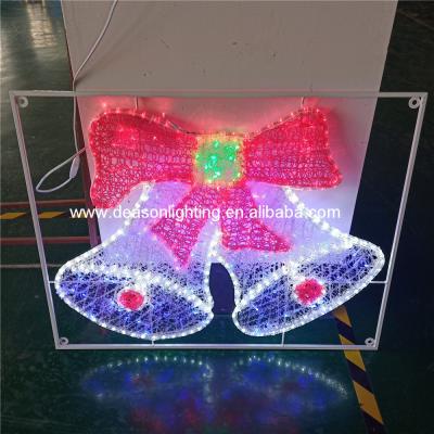 China christmas bell motif led lighting for sale
