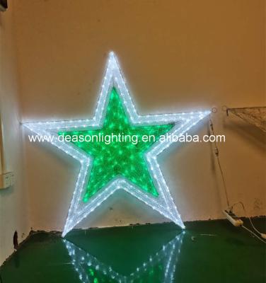 China Large Outdoor LED Christmas Star Light 150cm IP65 110V-240V for sale