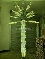 China LED Color Changing Palm Tree Light 3m Height 150W RGB Outdoor Decorative Landscape Lighting for sale