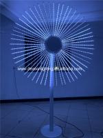 China Rotating Windmills Shaped LED Firework Light 3m 4m 5m Height IP65 110V-240V for sale