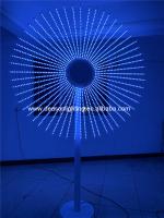 China Rotating Windmills Shaped LED Firework Light 3m 4m 5m Height IP65 110V-240V for sale