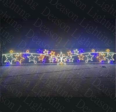 China outdoor decorative cross street motif light for sale