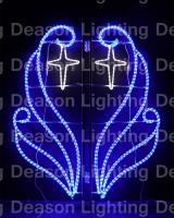 China street pole mounted christmas decoration motif for sale