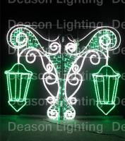 China decoracoon poste de luz navideña（christmas pole decoration） for sale