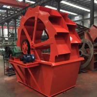 China Bucket Wheel Dewaterer Beach Artificial Sand Screening And Washing Machine for sale