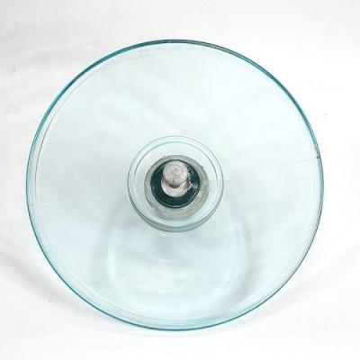 China Disc Type Porcelain Suspension Insulator 1000KV Blue Green Glass Power Line Insulators for sale