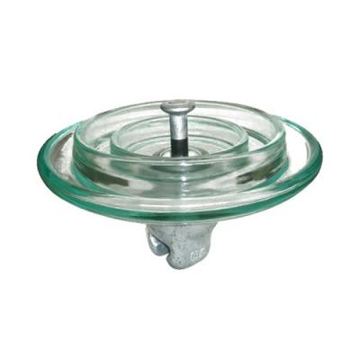 China Toughened Disc Glass Suspension Insulator U70B 10KV-330KV High Voltage Electrical Insulator for sale