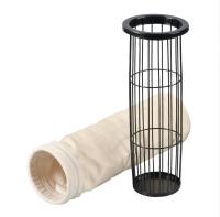 China Acrylic Needle Felt Filter Bag 500gsm Chemical Resistant Filter Cloth 140C Continuous for sale