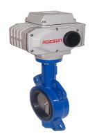 China DN50-800mm Pneumatic Actuator Operated Butterfly Valve 2 Way Flanged Valve for sale