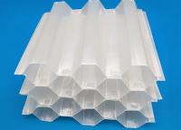 China White Hexagonal Honeycomb PVC Fills Plastic Filter Media for Water Treatment 50mm for sale