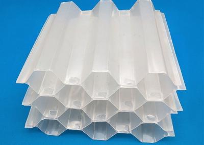 China White Hexagonal Honeycomb PVC Fills Plastic Filter Media for Water Treatment 50mm for sale