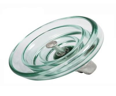 China Toughened Glass Suspension Disc Insulator 10KV-1000KV Powerline U70B U120B U160B U210B U240B U300B U420B U530B U550B for sale
