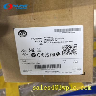 China 22B-A2P3N114 Allen Bradley PowerFlex 40- 0.4 kW (0.5 HP) AC Drive for sale