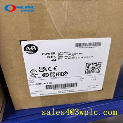 China 22F-D8P7N113 Allen Bradley Allen Bradley  PowerFlex 4M-3.7 kW (5 HP) AC Drive for sale
