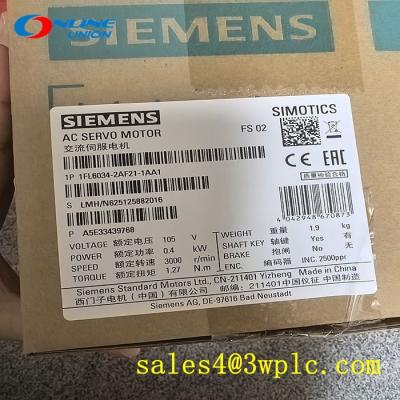 China 1FL6034-2AF21-1AA1 SIEMENS  Synchronous AC Motor for sale