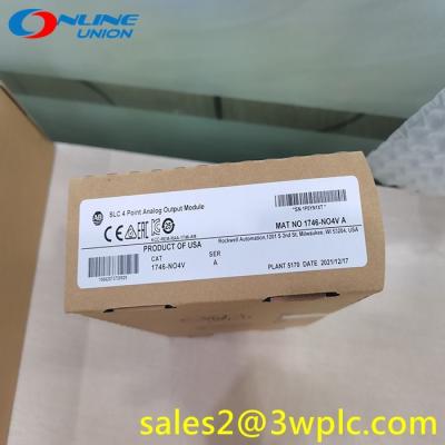 China 1746-NO4V Allen Bradley Four Point  Non-Isolated SLC 500 Standard Analog Voltage Output Module for sale