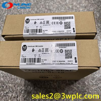 China 1756-L71 Allen Bradley 100 Non Volatile Memory Option ControlLogix Logix5571 Controller for sale