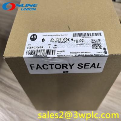 China 5069-L306ER Allen Bradley CompactLogix 600KB Enet Controller for sale
