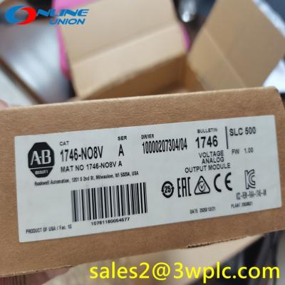 China 1746-NO8V Allen Bradley SLC 8 Point Analog Output Module for sale